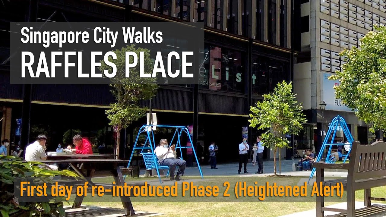 Raffles Place - Singapore City Walks [4K] - YouTube