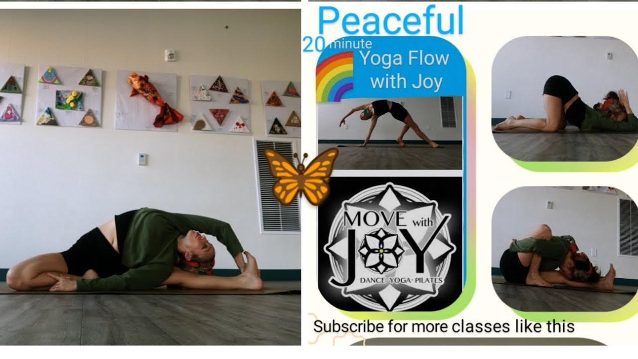 Peaceful Yoga Flow with Joy-20 minute flow for flexibility, relaxation ...