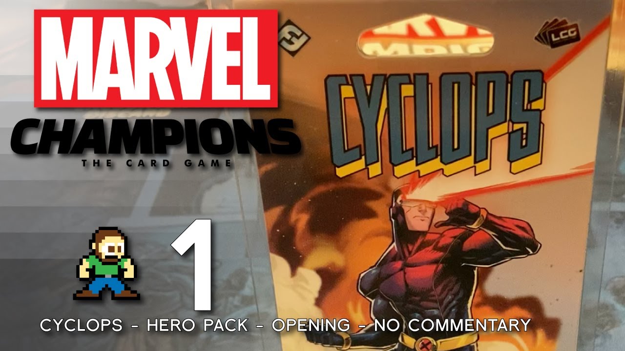 Marvel Champions LCG - Cyclops - Hero Pack - Part 1 (UNBOXING - No ...
