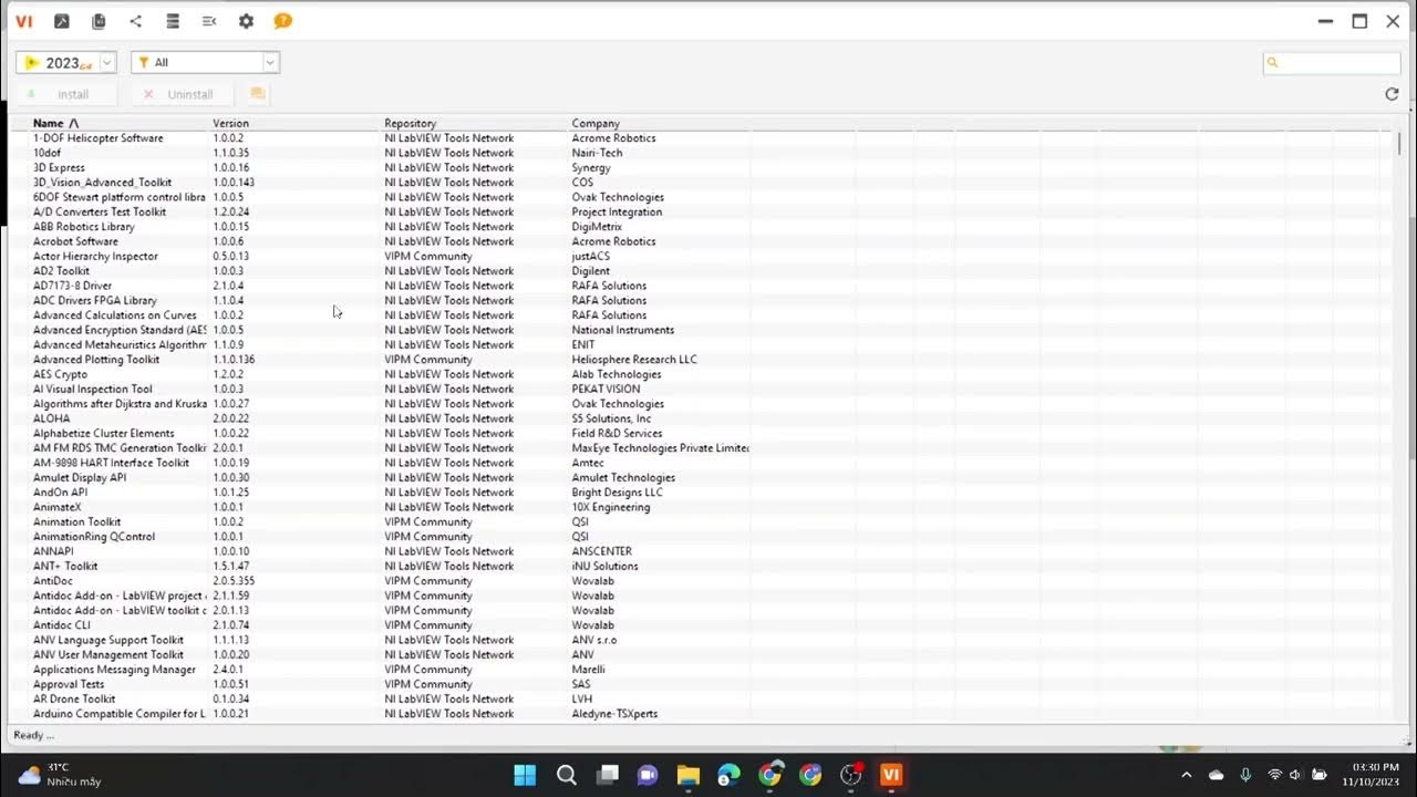 Install LabVIEW 2023 Q3 Full - YouTube