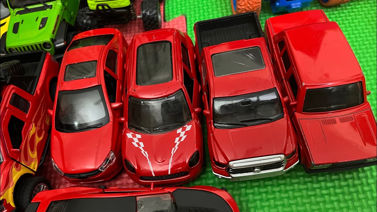 Revealing my awesome RED diecast car collection| Cool cars - YouTube