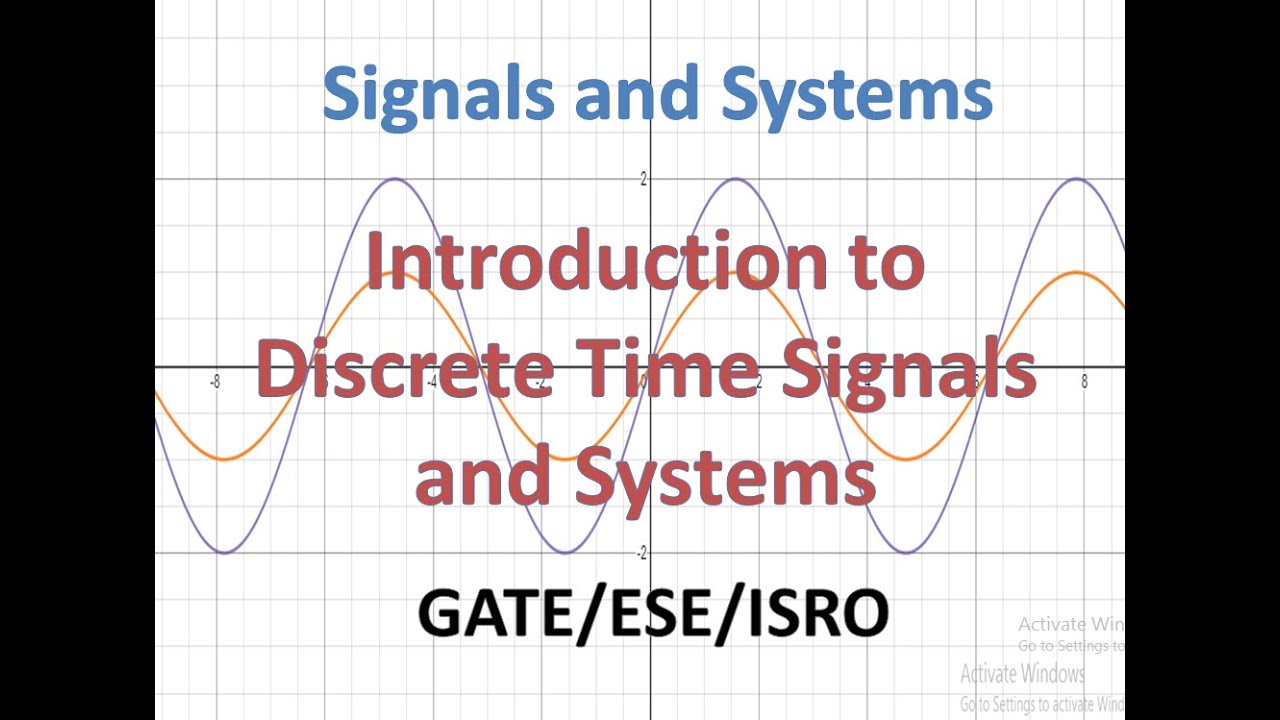 L77 Signals and Systems Introduction to Discrete Time Signals and ...