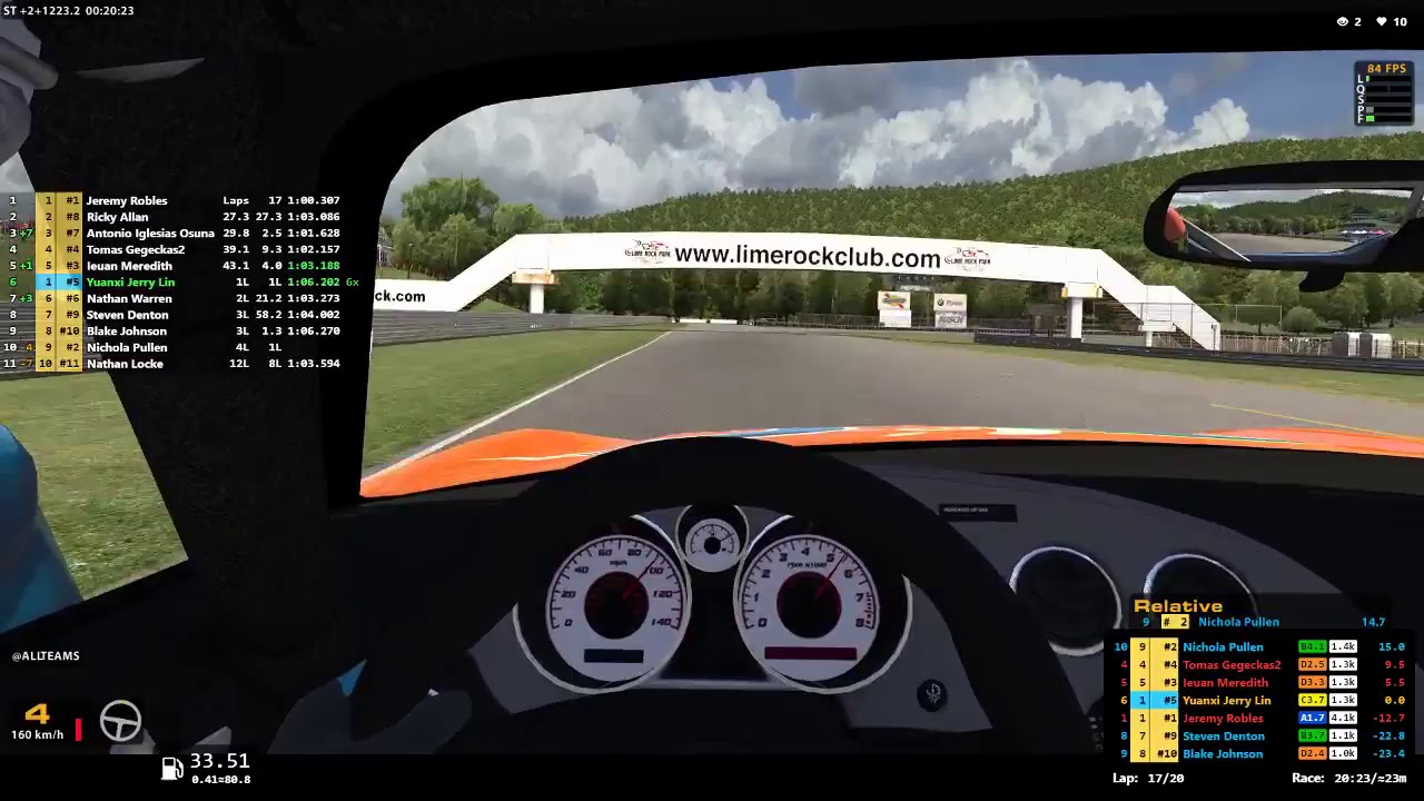iRacing - new stream overlay test - YouTube