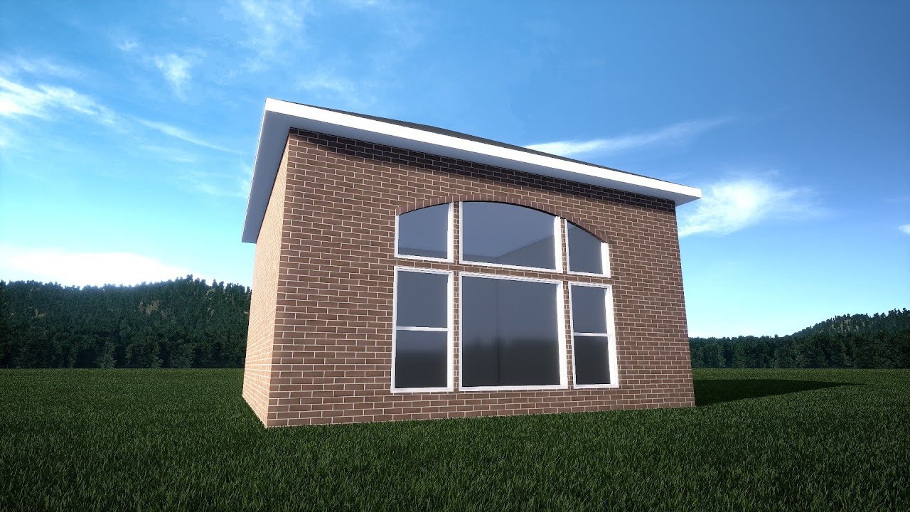 Structure Studios Tutorial Custom Arch Windows House Stage - YouTube