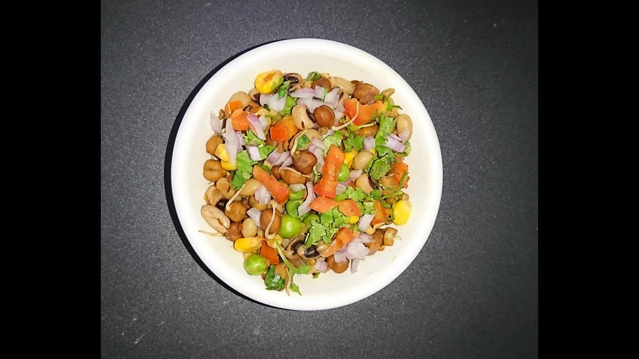 Sprout Bhel/ Sprout Salad/ Protein salad - YouTube