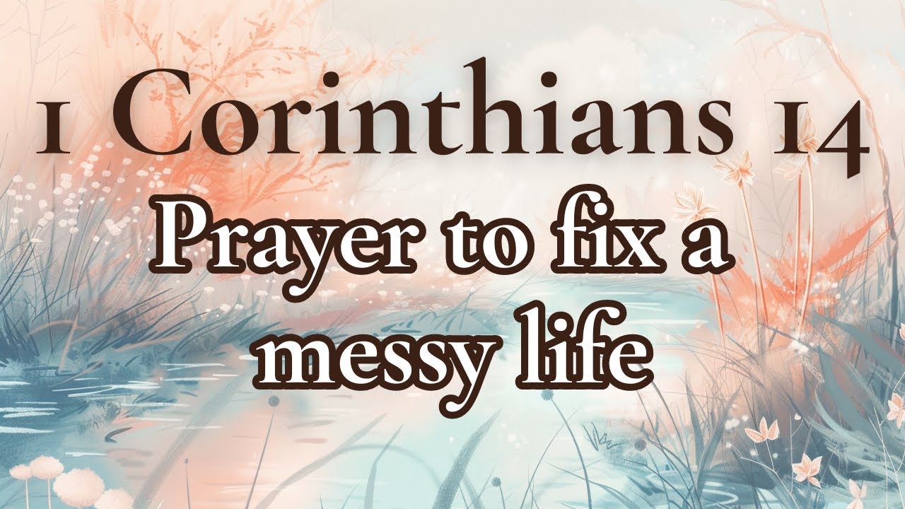 Jesus will bring Order to your Life I 1 Corinthians 14:33 I Daily ...