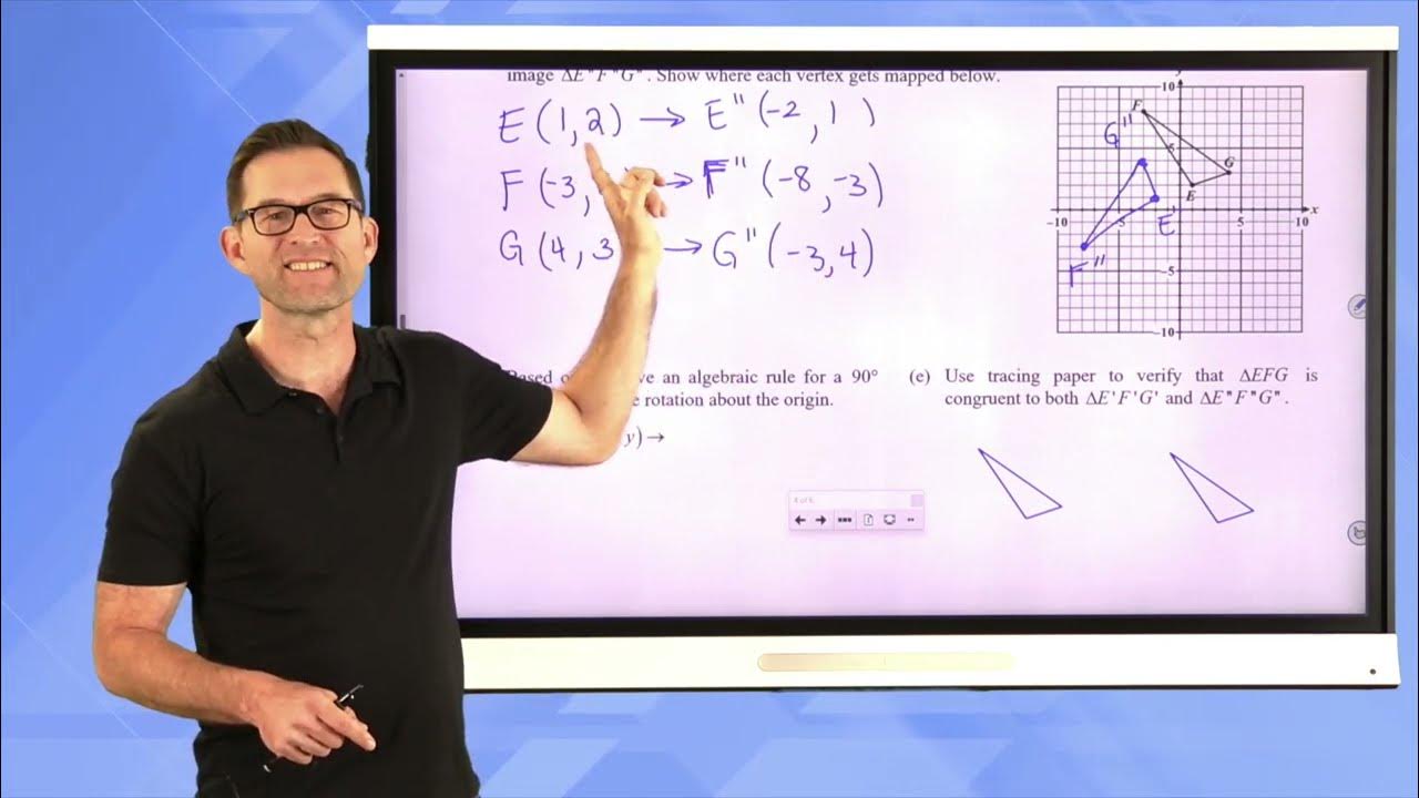 N-Gen Math Geometry.Unit 2.Lesson 3.Rotations Day 2 - YouTube