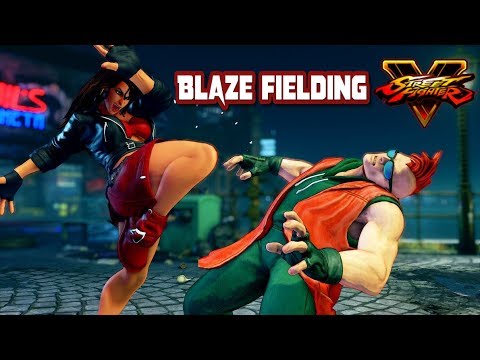Street Fighter 5 mods Laura as Blaze Fielding - YouTube