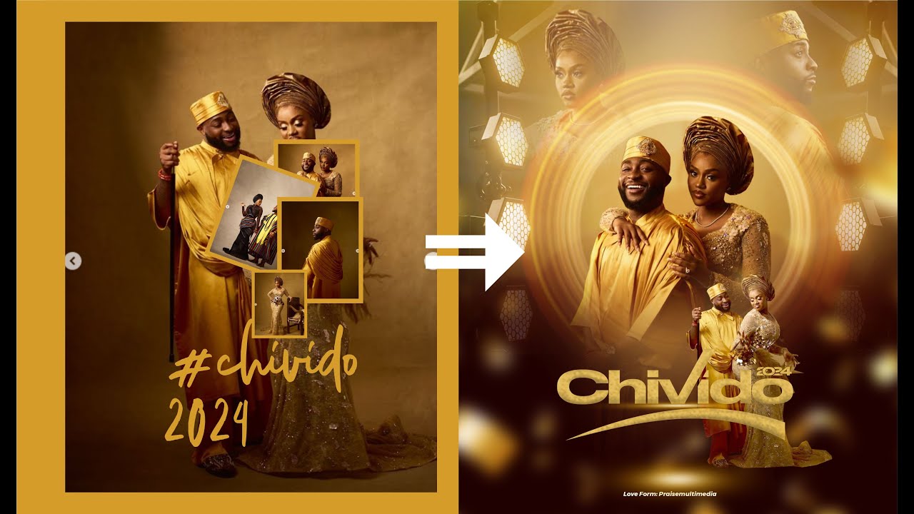How to Design Wedding Flyer in Photoshop (Chivido 2024) #chivido # ...