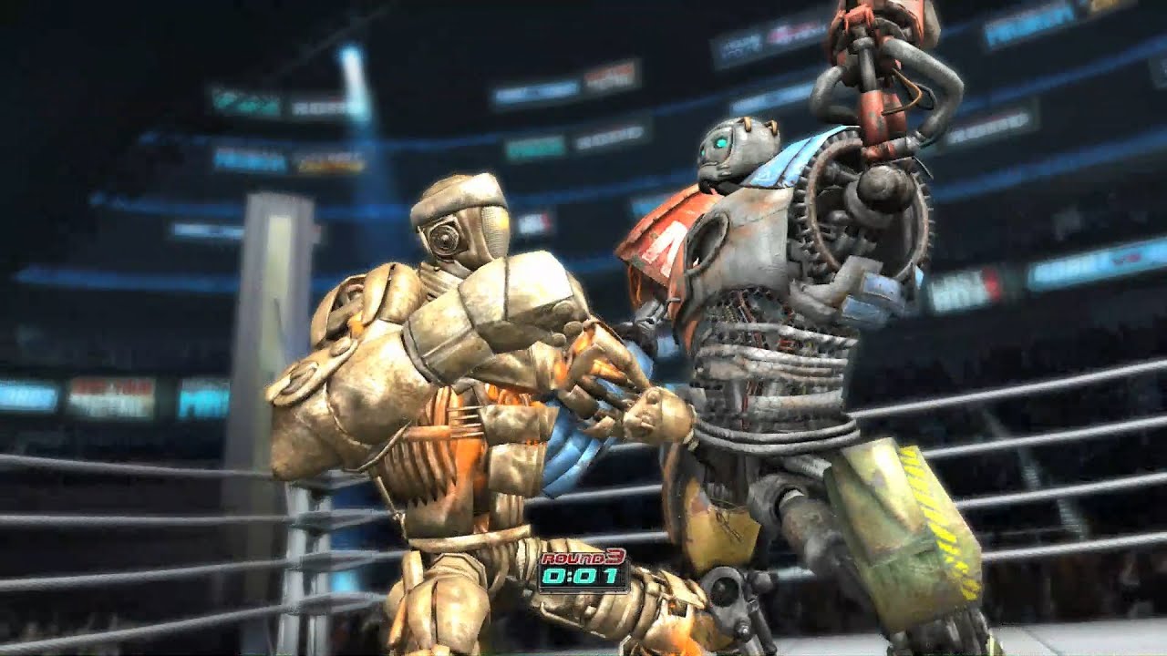 REAL STEEL THE VIDEO GAME [XBOX350/PS3] - ATOM vs METRO & ZEUS, TWIN ...