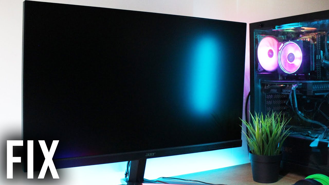 How To Fix PC Is On But No Signal - Full Guide - YouTube