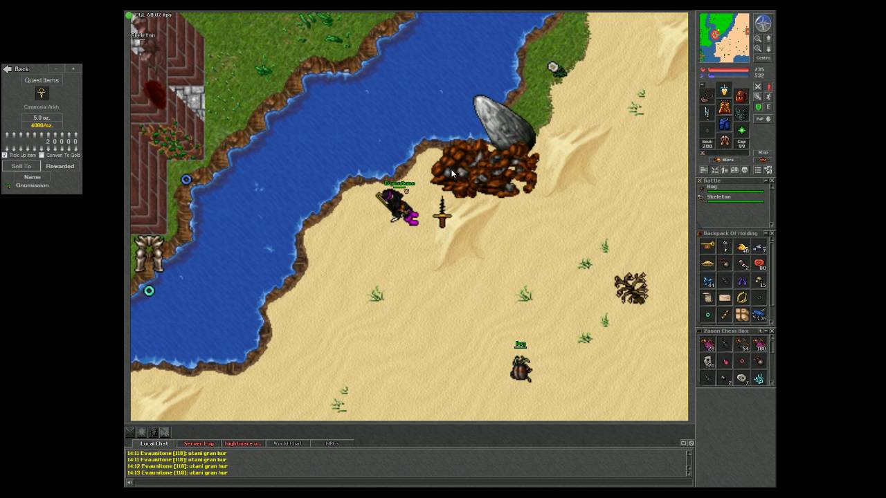 Tibia - Triangle / Tri Tower Quest - YouTube