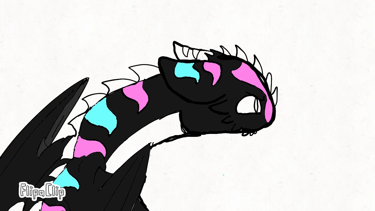 My night fury! (By: Lily) - YouTube