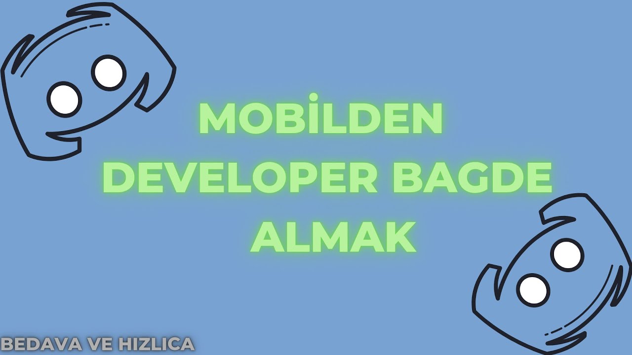 MOBİLDEN DISCORD DEVELOPER ACTIVE BADGE ALMAK !! 🔥 - YouTube