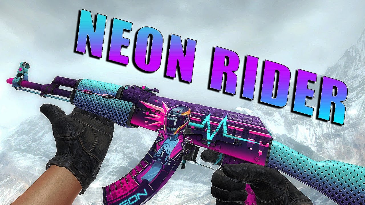 CS:GO SKINS - AK-47 | Neon Rider Gameplay [Horizon Case] + GIVEAWAY 🎁 ...