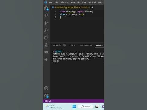 How to draw BTS image using 3 lines of code in python #python #ytshorts #shorts #short #viral # ...