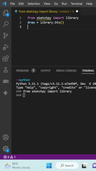 How to draw BTS image using 3 lines of code in python #python #ytshorts #shorts #short #viral # ...