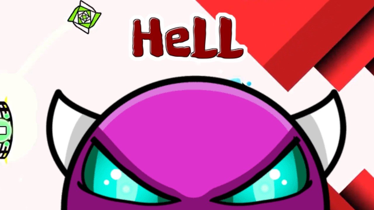 “HeLL” 100 % (Medium Demon) By Serponge | Geometry Dash - YouTube