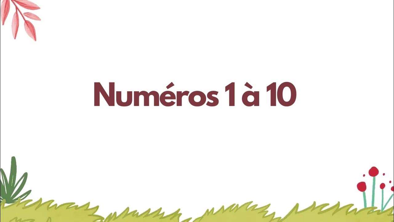 Learn to count 1 to 10 in French - YouTube