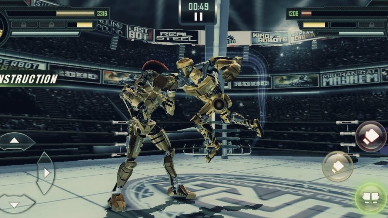 Midas Gold vs Atom Gold career mode - Real Steel World Robot Boxing ...