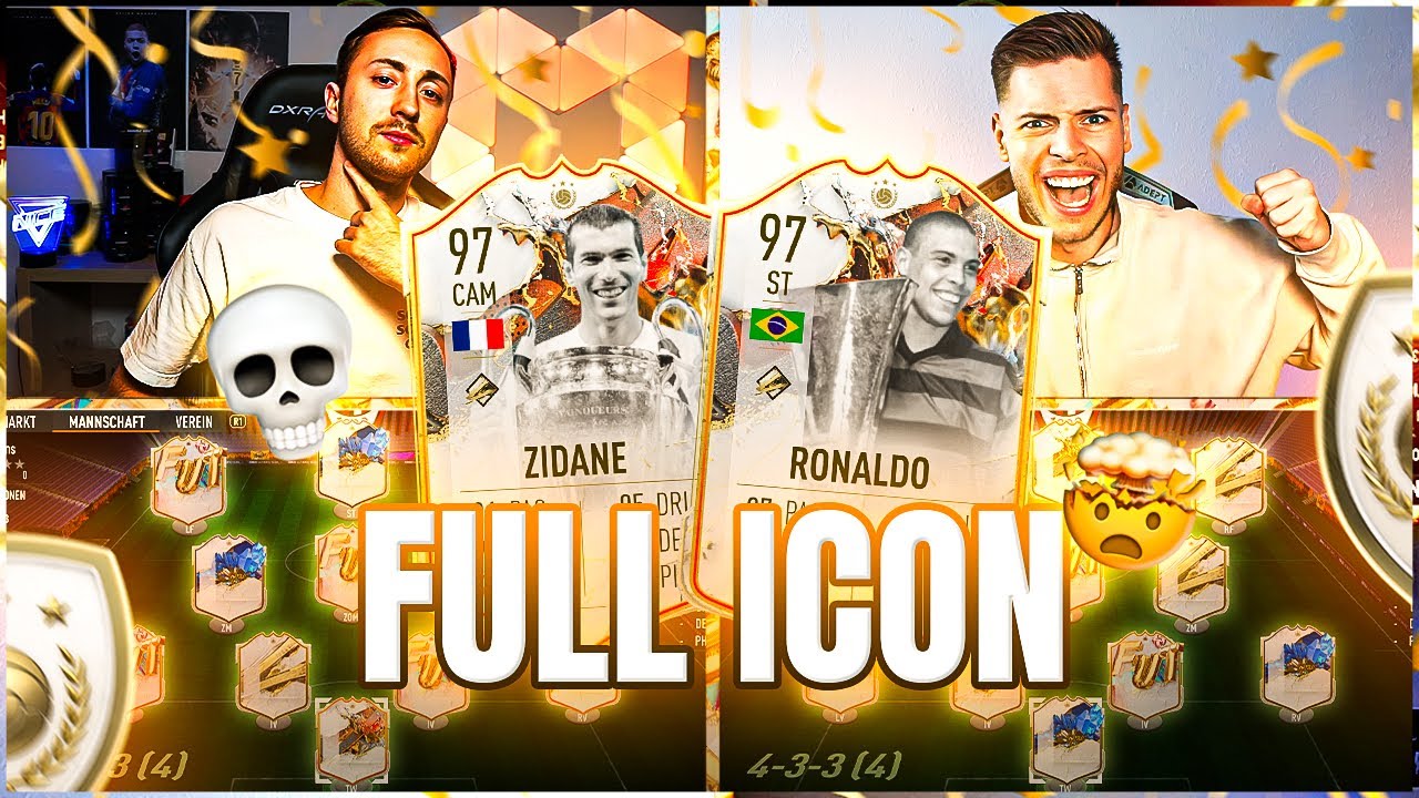 FIFA 23: R9 vs ZIDANE FULL ICON Squad Builder Battle🔥🔥 - YouTube