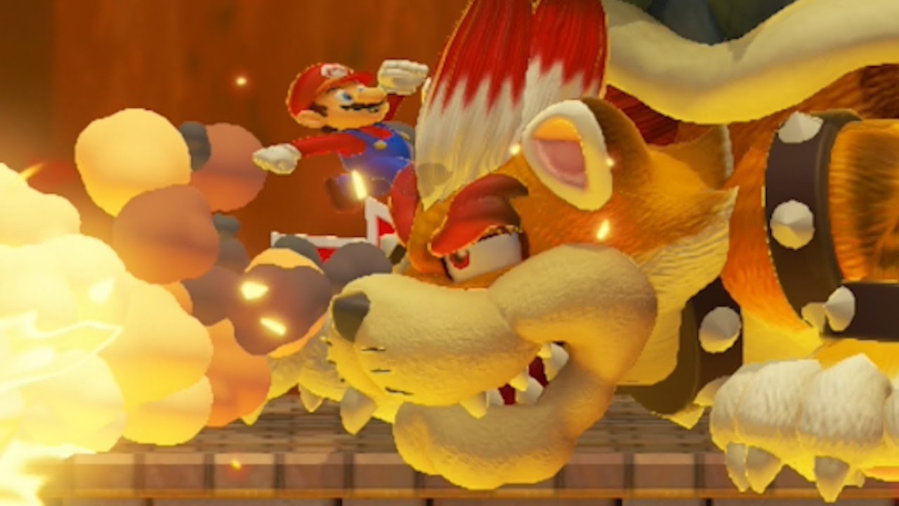 Super Mario Maker 2 Story Mode Part 16 - Meowser Boss Fight - YouTube