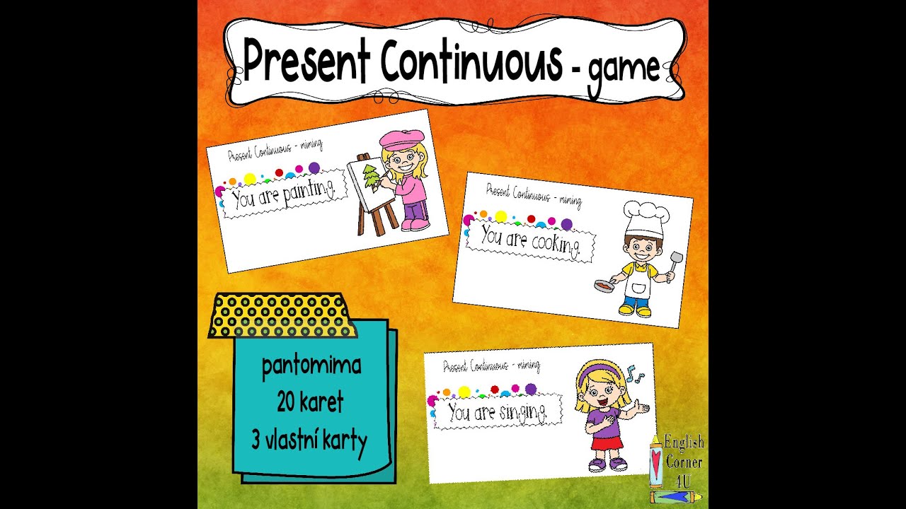 Present Continuous - miming game - YouTube