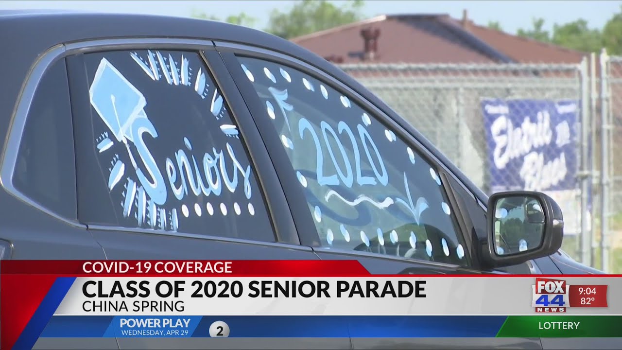 China Spring class of 2020 senior parade - YouTube