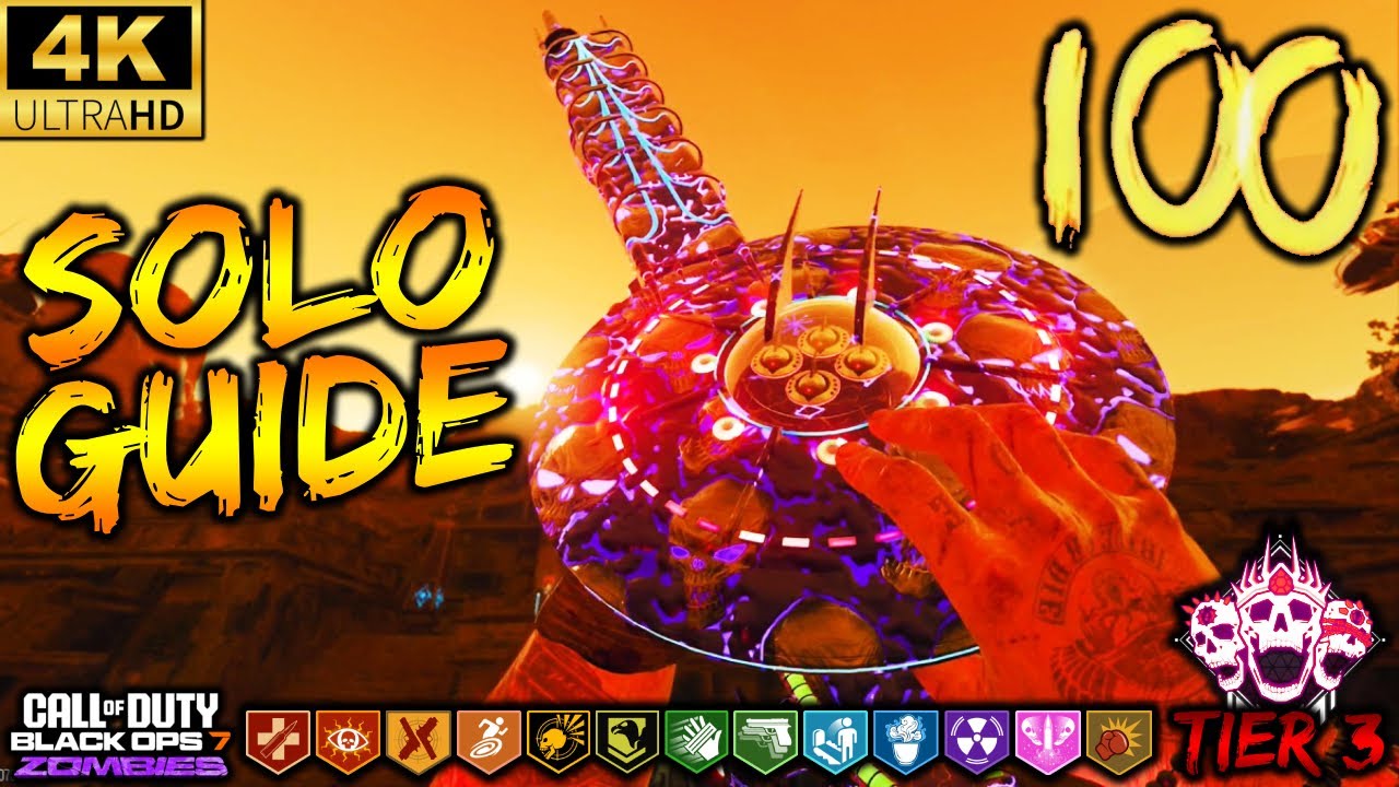 BO7 ZOMBIES *MARS* ROUND 100!! (HIGH ROUND STRATEGY) BLACK OPS 7 ...