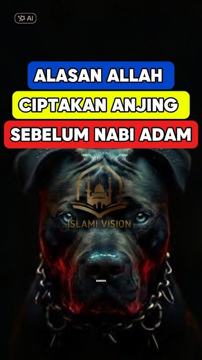 Asal mula anjing najis dan haram #kisahnabi #nabiadam #islamivision #shortviral - YouTube