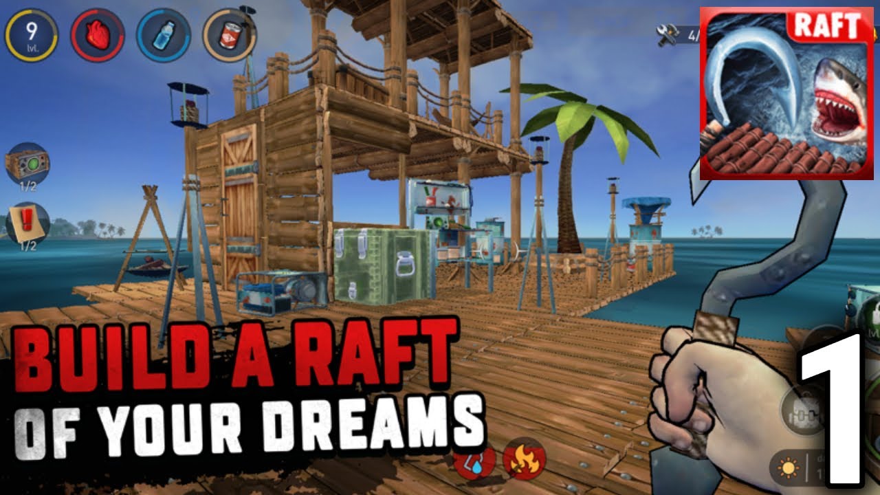 Raft Survival - Ocean Nomad Gameplay / Walkthrough Part 1 (IOS ...