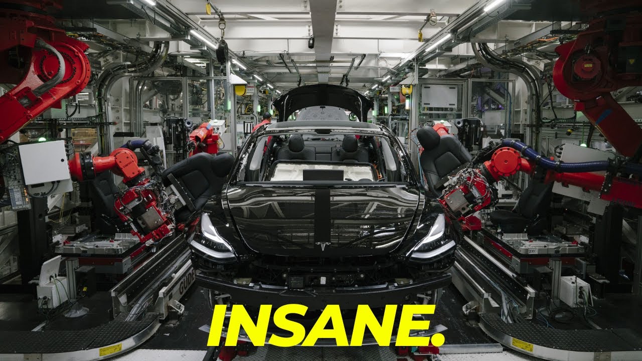 Tesla's Revolutionary 30 Second Production Process | EXPLAINED - YouTube