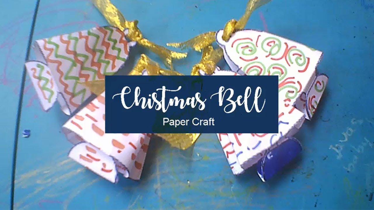DIY Paper Christmas Bell, Paper Craft - Animal Paper Craft - YouTube