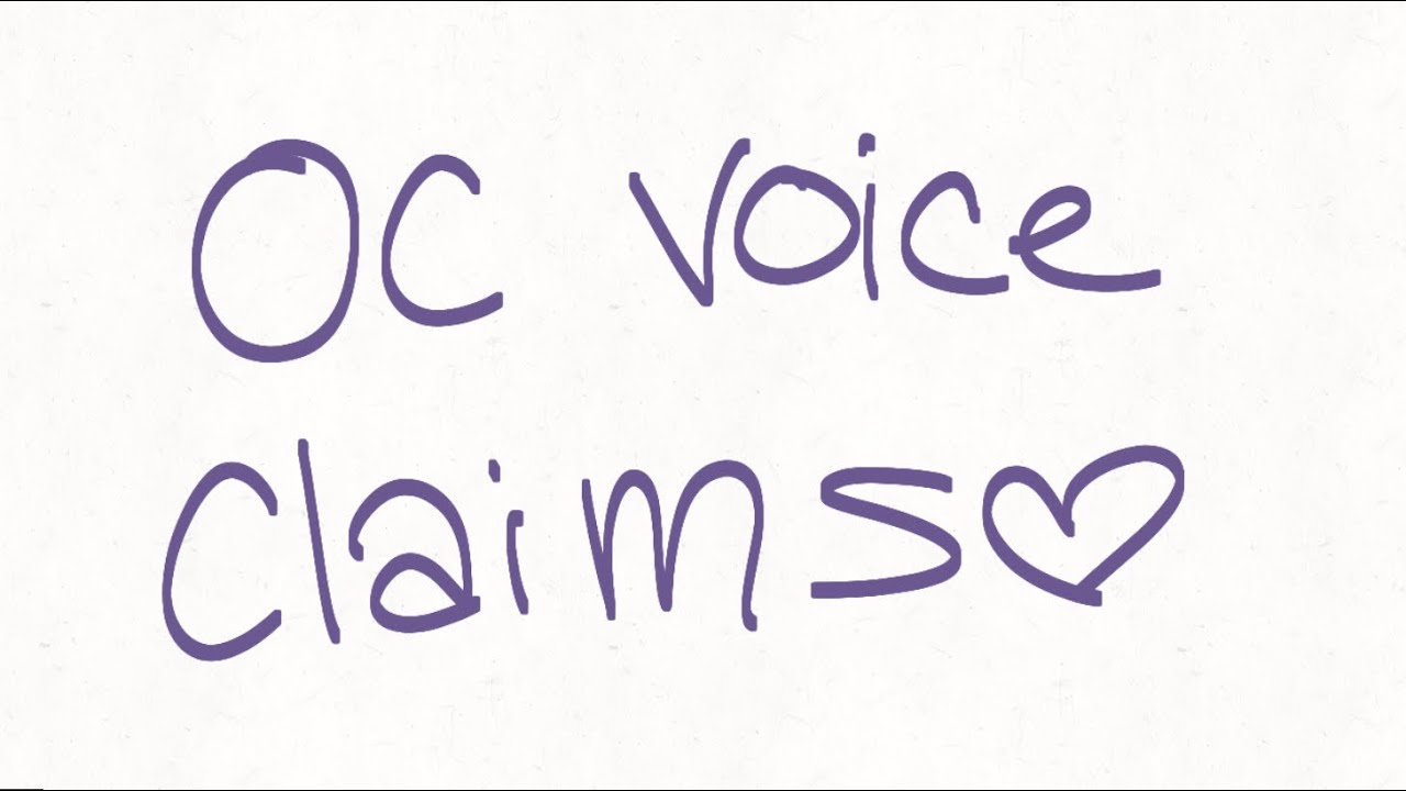 side character voice claims!!! - YouTube