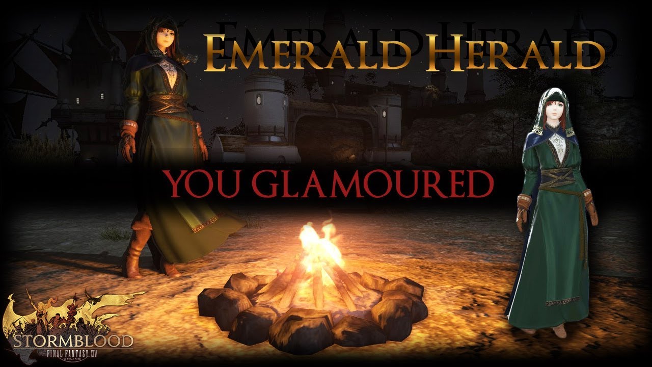 FFXIV: Emerald Herald Dark Souls Glamour! - YouTube