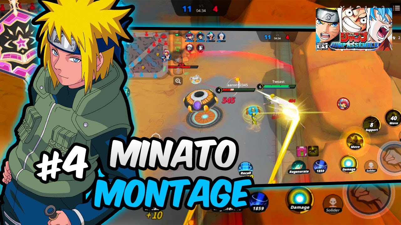 JUMP ASSEMBLE: 4TH HOKAGE MINATO MONTAGE #4 - YouTube