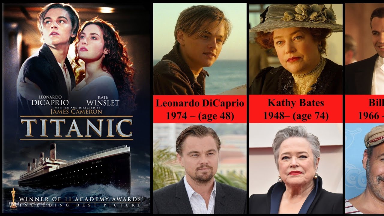 Titanic Cast (1997) | Then and Now - YouTube