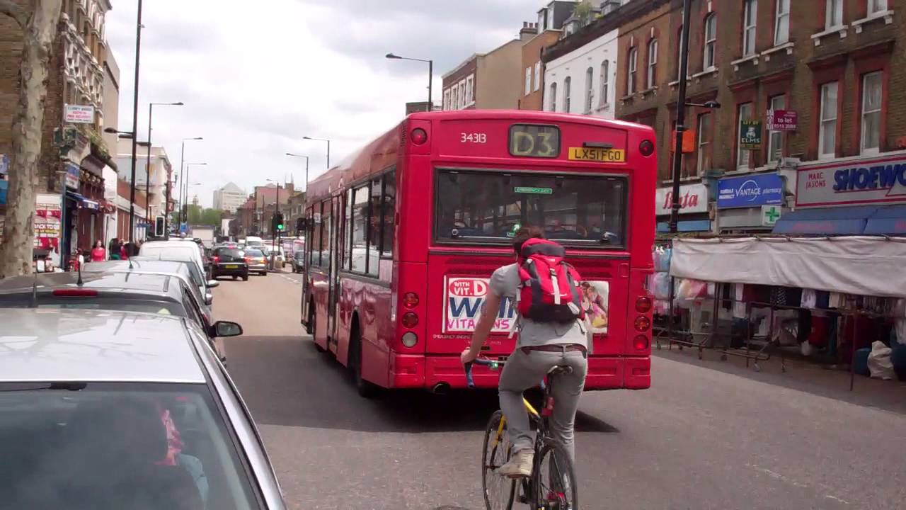 Stagecoach London Route D3 34313 LX51FGO ALX200 Dart SLF - YouTube