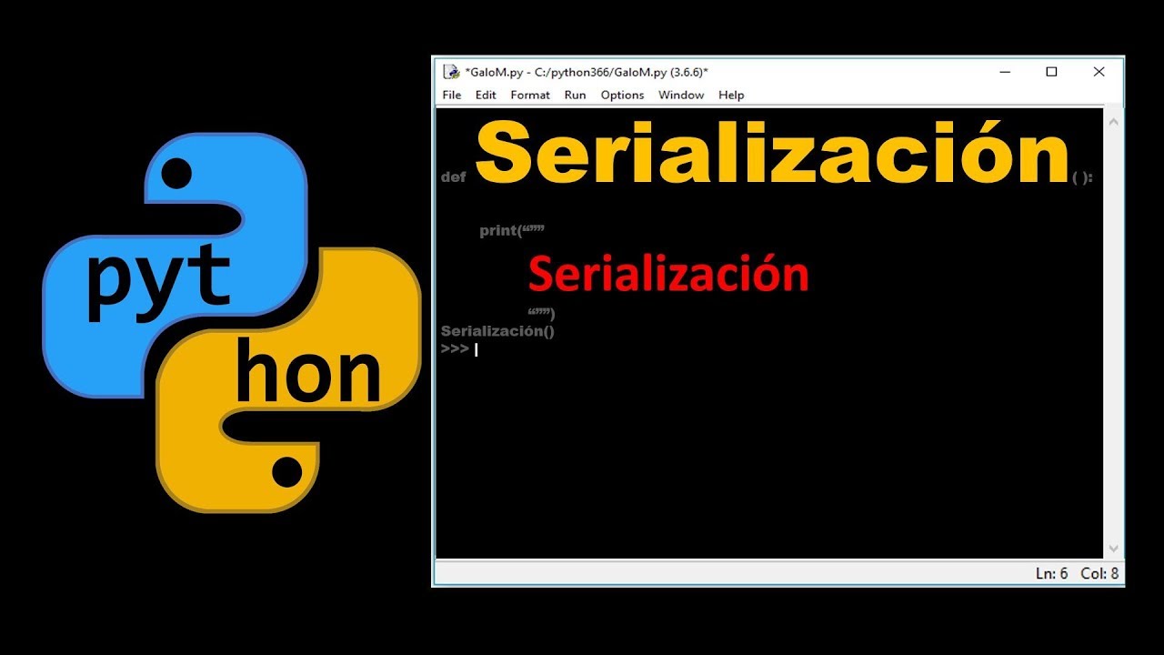 Serialización de objetos en Python primera parte - YouTube