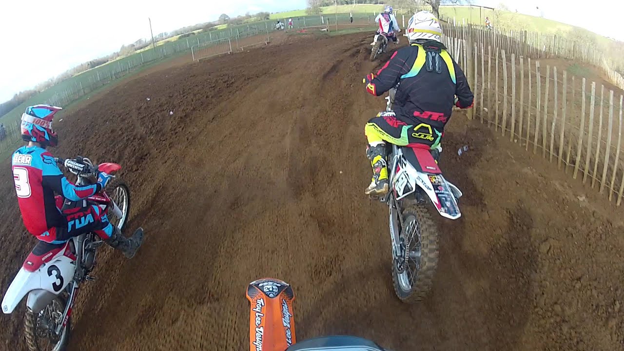 Wroxton mx practice on ktm 150 Banbury mx - YouTube