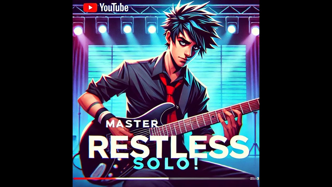 Restless RSL Electric Guitar Grade 3 2024 - solo tutorial - YouTube