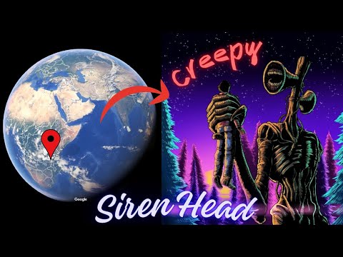 Spooky Siren Head 🤯 found on google maps! - YouTube