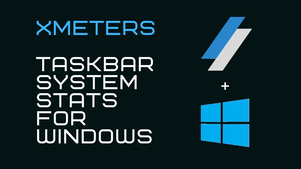 Xmeters - Taskbar System Stats for Windows - YouTube