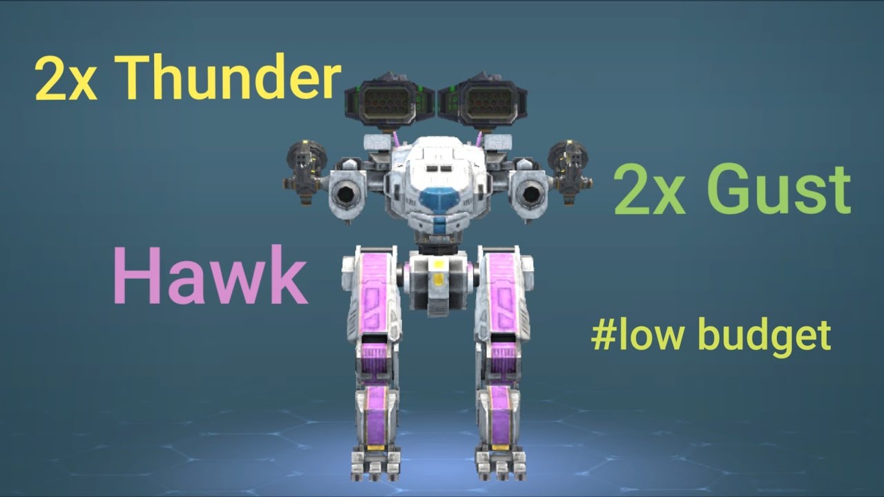 War robots: Thunder Gust Hawk - YouTube