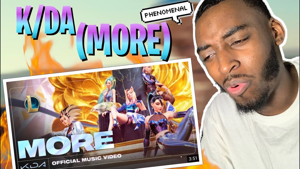 RAPPER REACTS | K/DA - MORE ft. Madison Beer, (G)I-DLE, & MORE ...