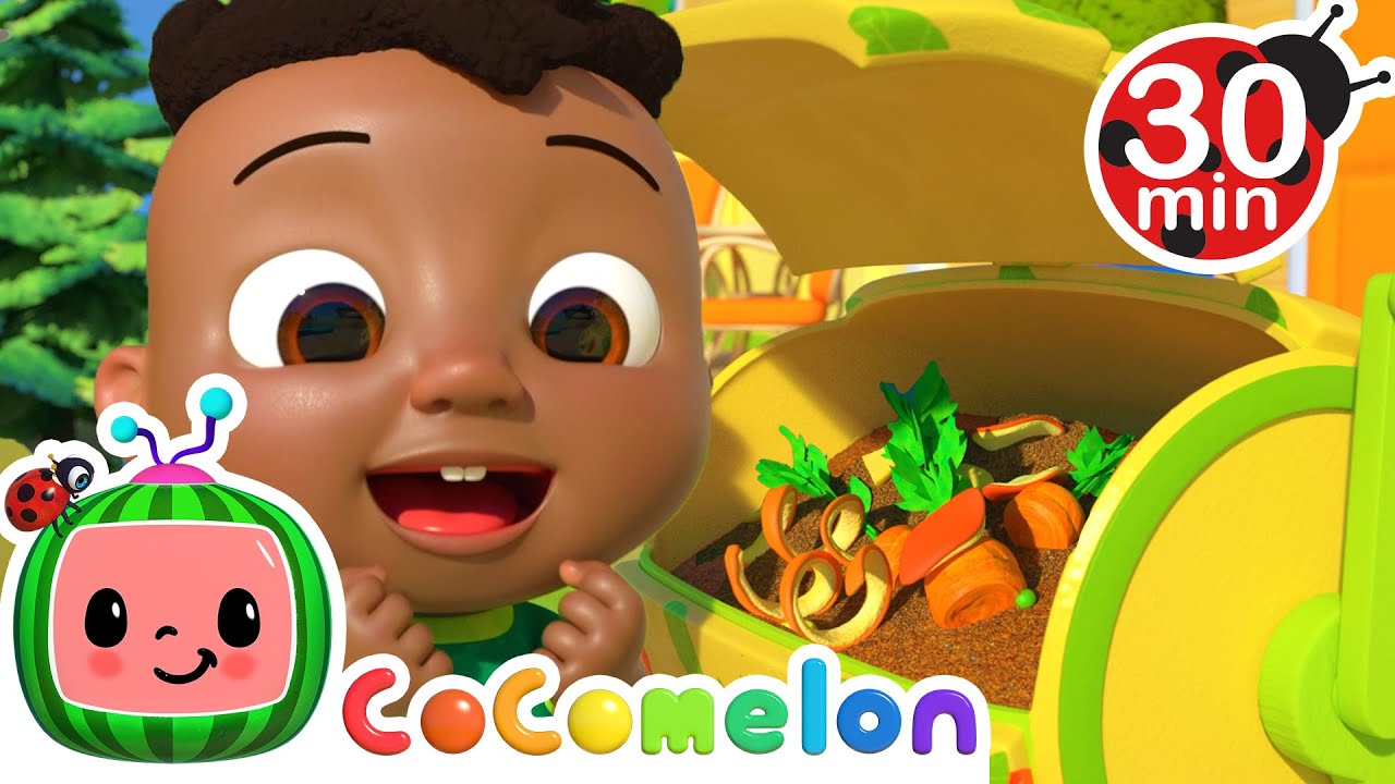 Compost Song ( Earth Day Song) 🌍🌏 30 MIN COMPILATION | Learn with Cody ...