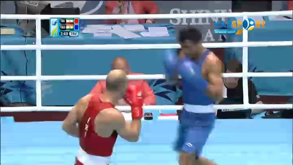 Men's Light Heavy (81kg) Quarterfinal ROUZBAHANI Ehsan(IRI) - KULDEP ...