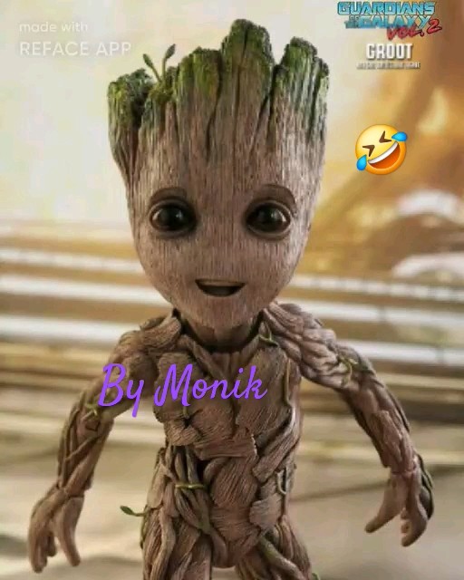 Baby Groot e la tecnologia!😁Baby Groot and technology!😁By Monik!🥰 - YouTube