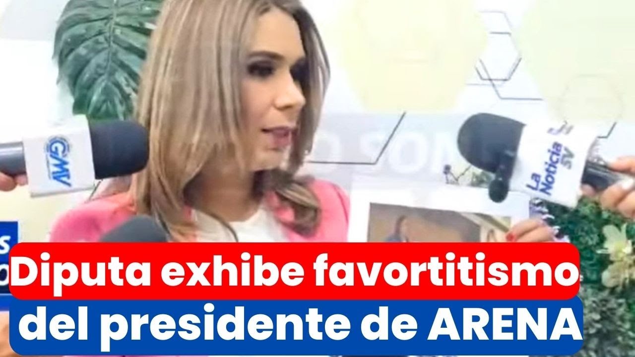 Marcela Villatoro exhibe al presidente de ARENA (Carlos Saade) y su ...