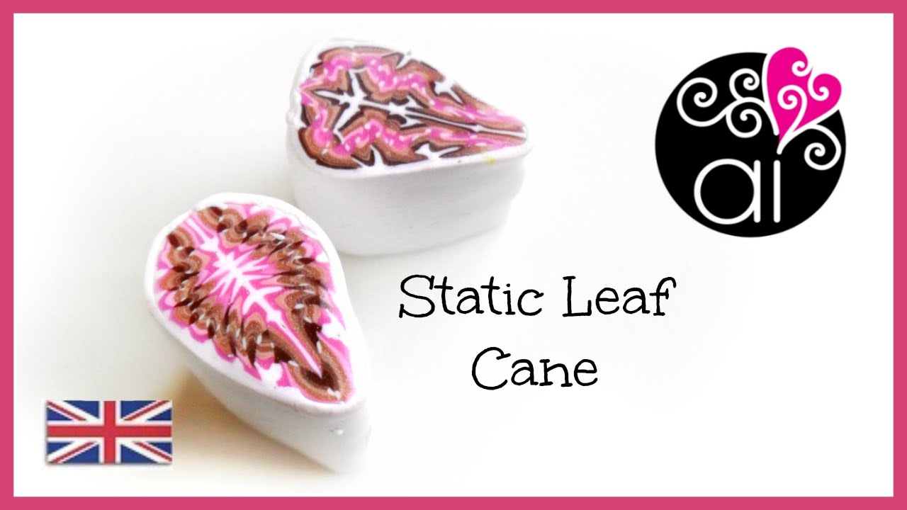 Static Leaf Cane | Polymer Clay Tutorial | Millefiori Cane DIY ...